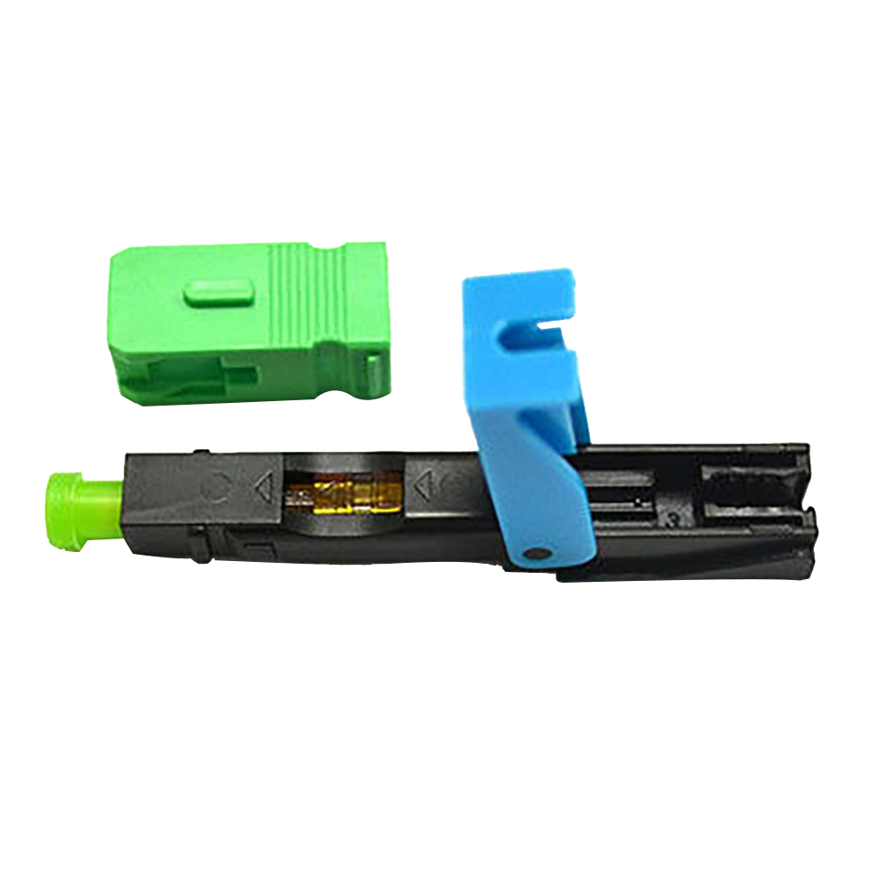 Green Fiber Optic Fast Connector 52mm Fiber Optic SC Connector For 2 X ...
